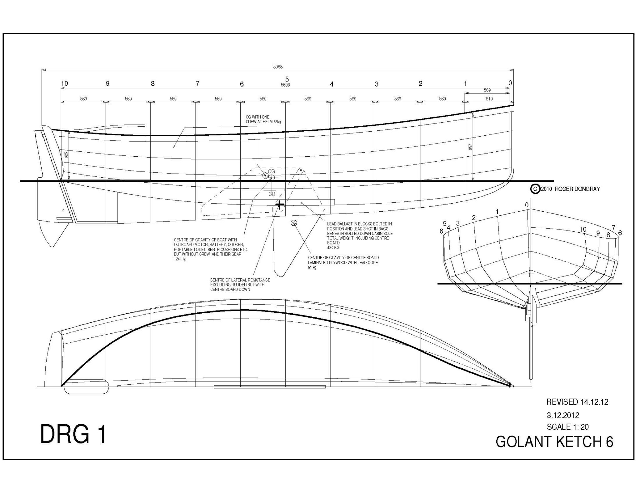 The Golant Ketch | Small Boats