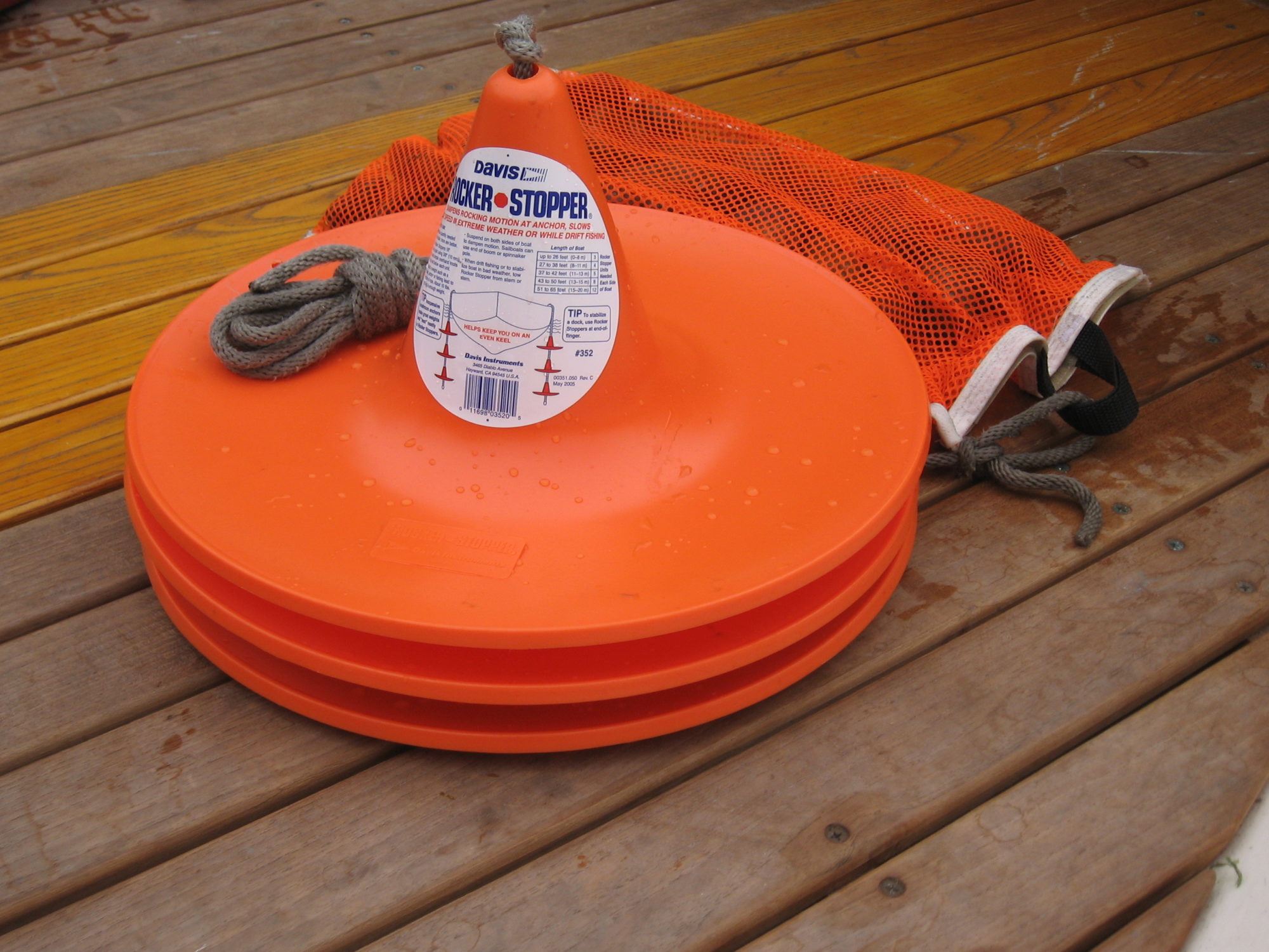 Davis Instruments' Rocker Stoppers - Small Boats Magazine