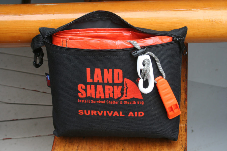 The LandShark Survival Bag | Small Boats