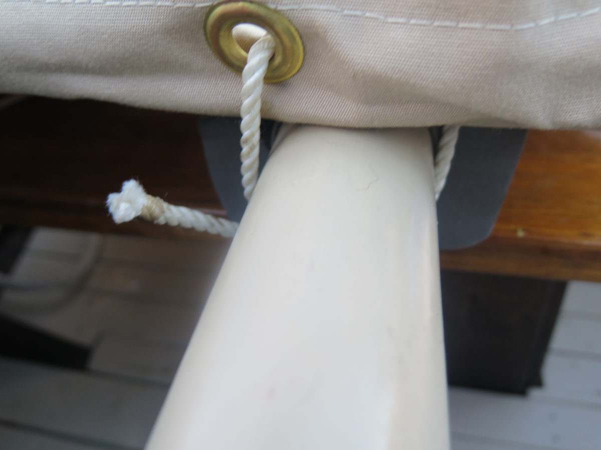 A Canvas Bunk | Small Boats