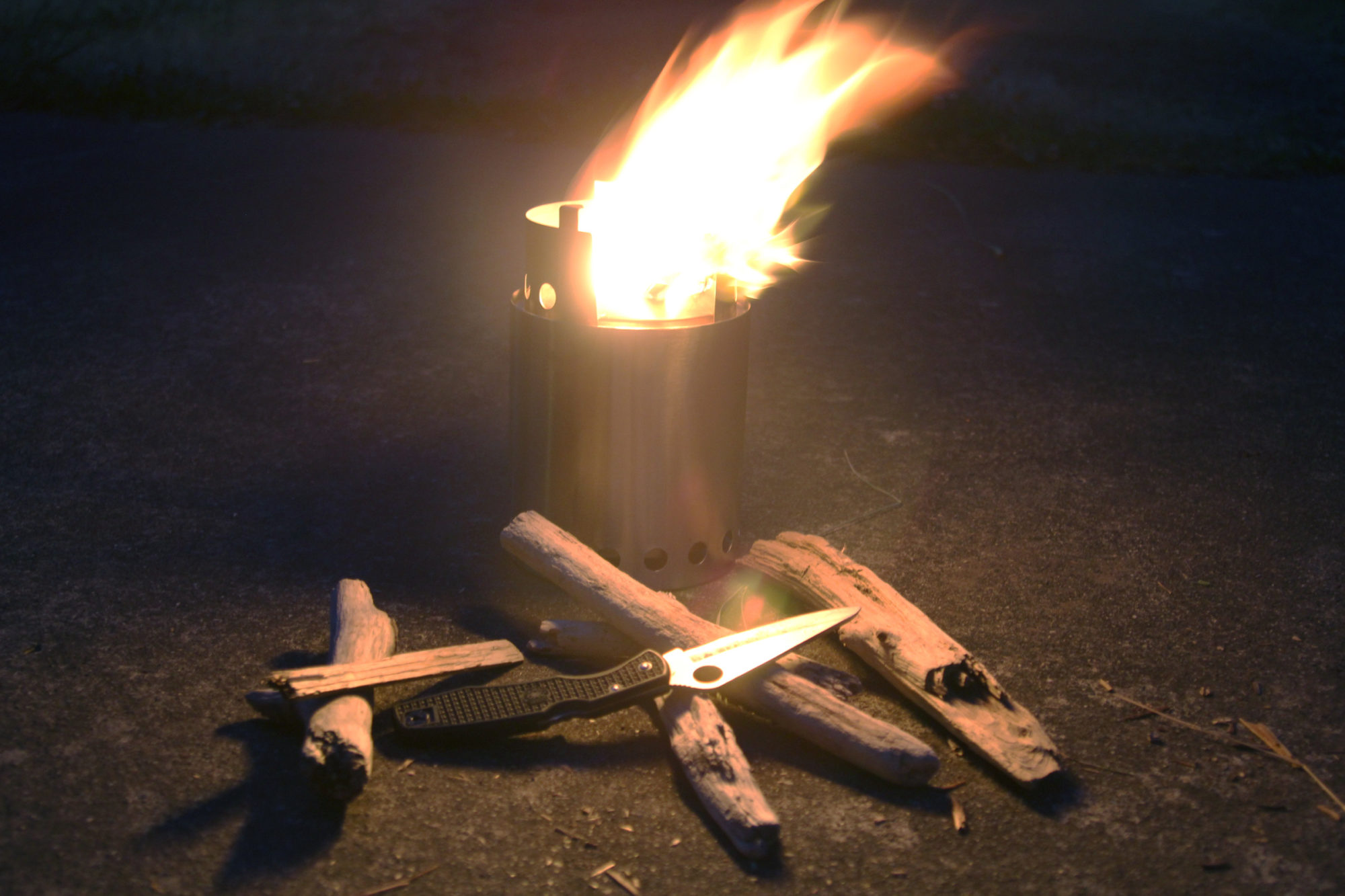 Canned Heat with Titan Camp Stove | Small Boats