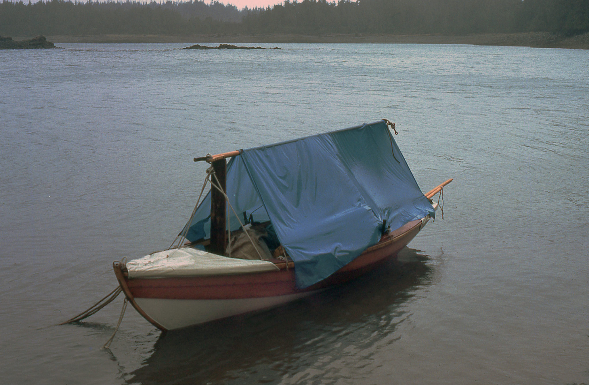 A Light-Blue Tarp | Small Boats