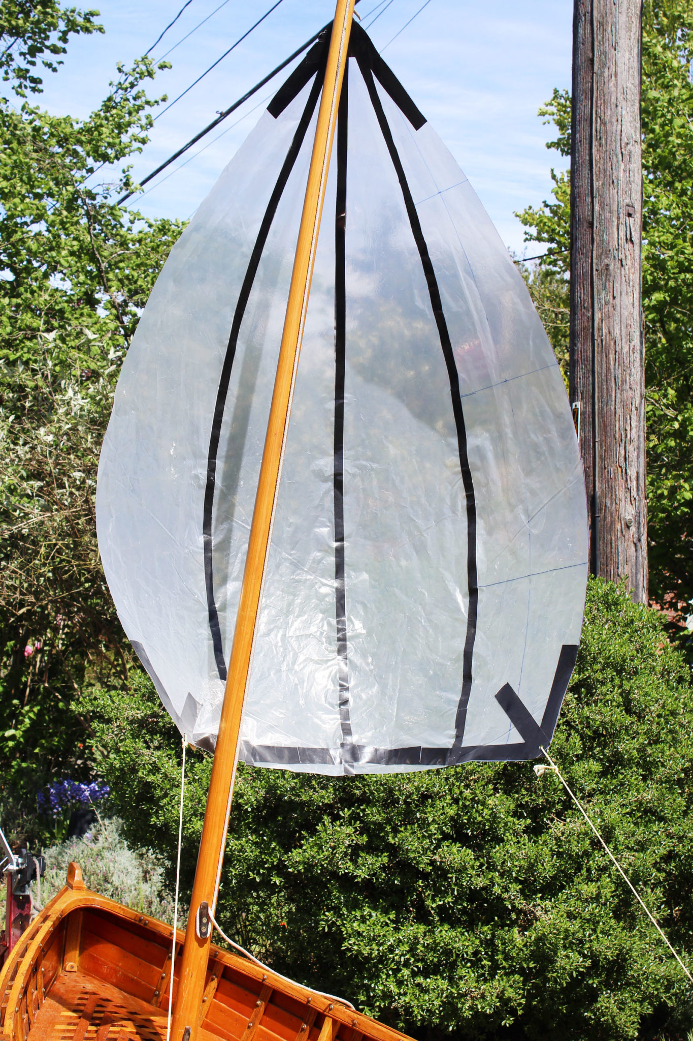 A Spinnaker for Rowers | Small Boats