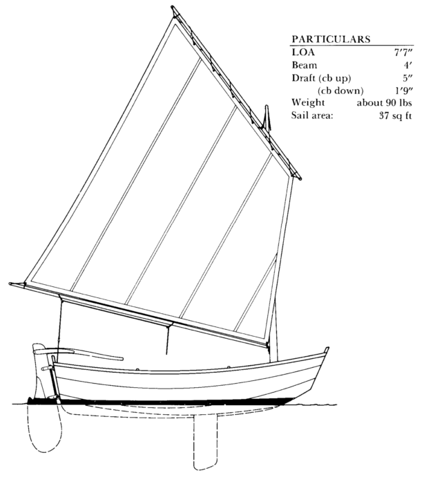 Nutshell Sailing Pram Design by Joel White | Small Boats