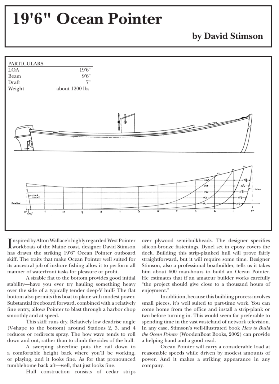 19′ 6″ Ocean Pointer | Small Boats