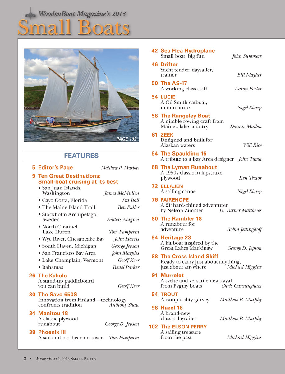 Small Boats Annual 2013 Archives | Small Boats