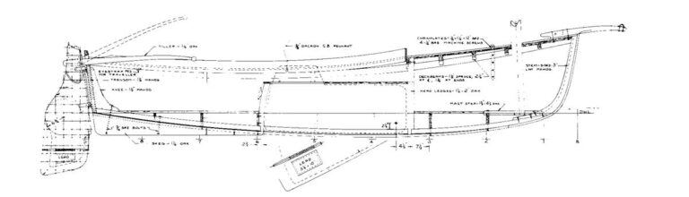 15' Marsh Cat Catboat Design Plans | Small Boats