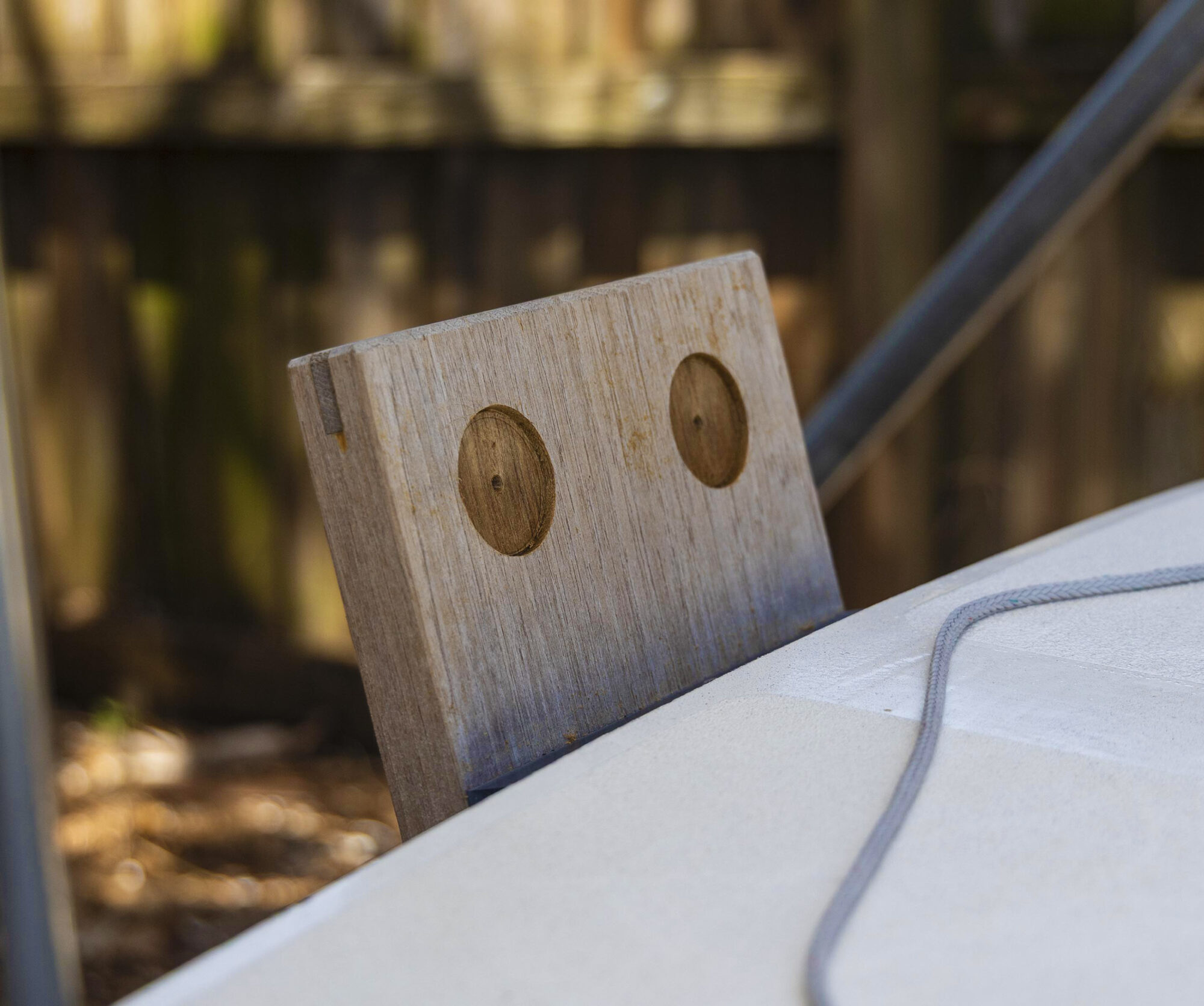 Mounting an Electric Outboard on Rudder Fittings | Small Boats