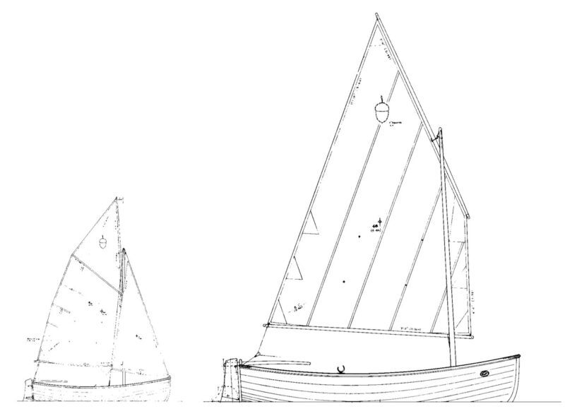 10′ 2″ Acorn Dinghy Design - Small Boats Nation