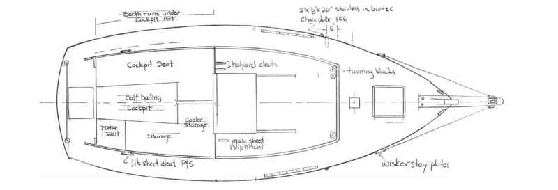 19′ 6″ Sloop Mist Design - Small Boats Nation