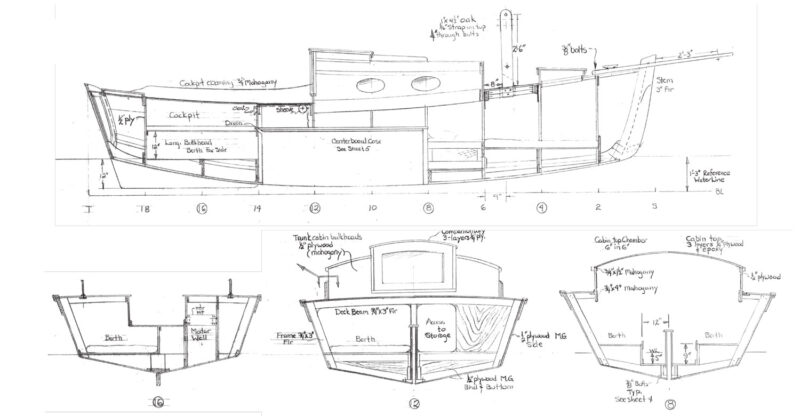 19′ 6″ Sloop Mist Design - Small Boats Nation