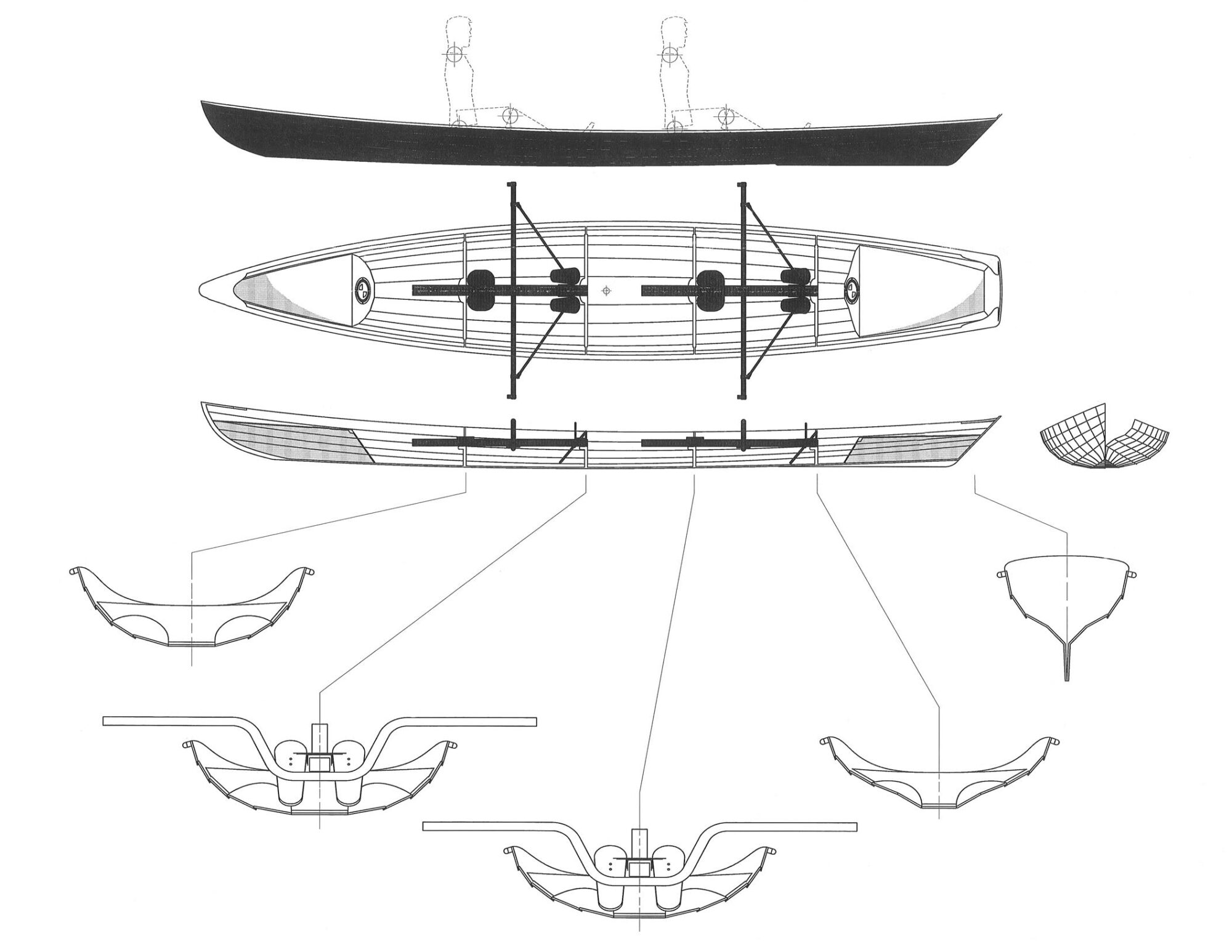 CLC - Annapolis Wherry Tandem | Small Boats