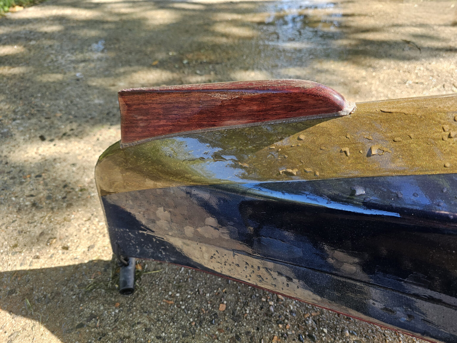 Adding a Fixed Skeg to a Kayak | Small Boats